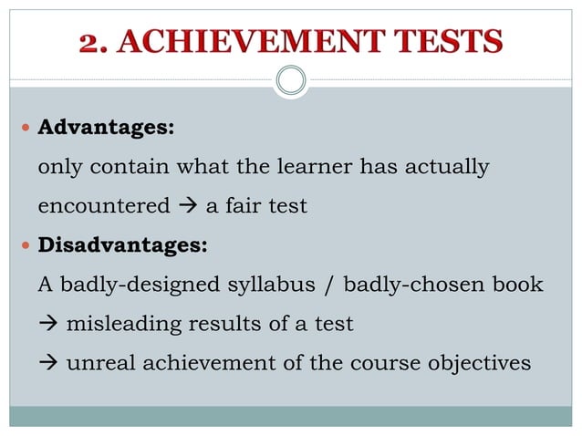 Types of tests and types of testing | PPT