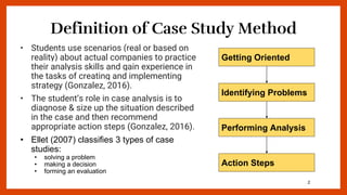 Integrating Case Study Tasks in Business English Courses | PPTX