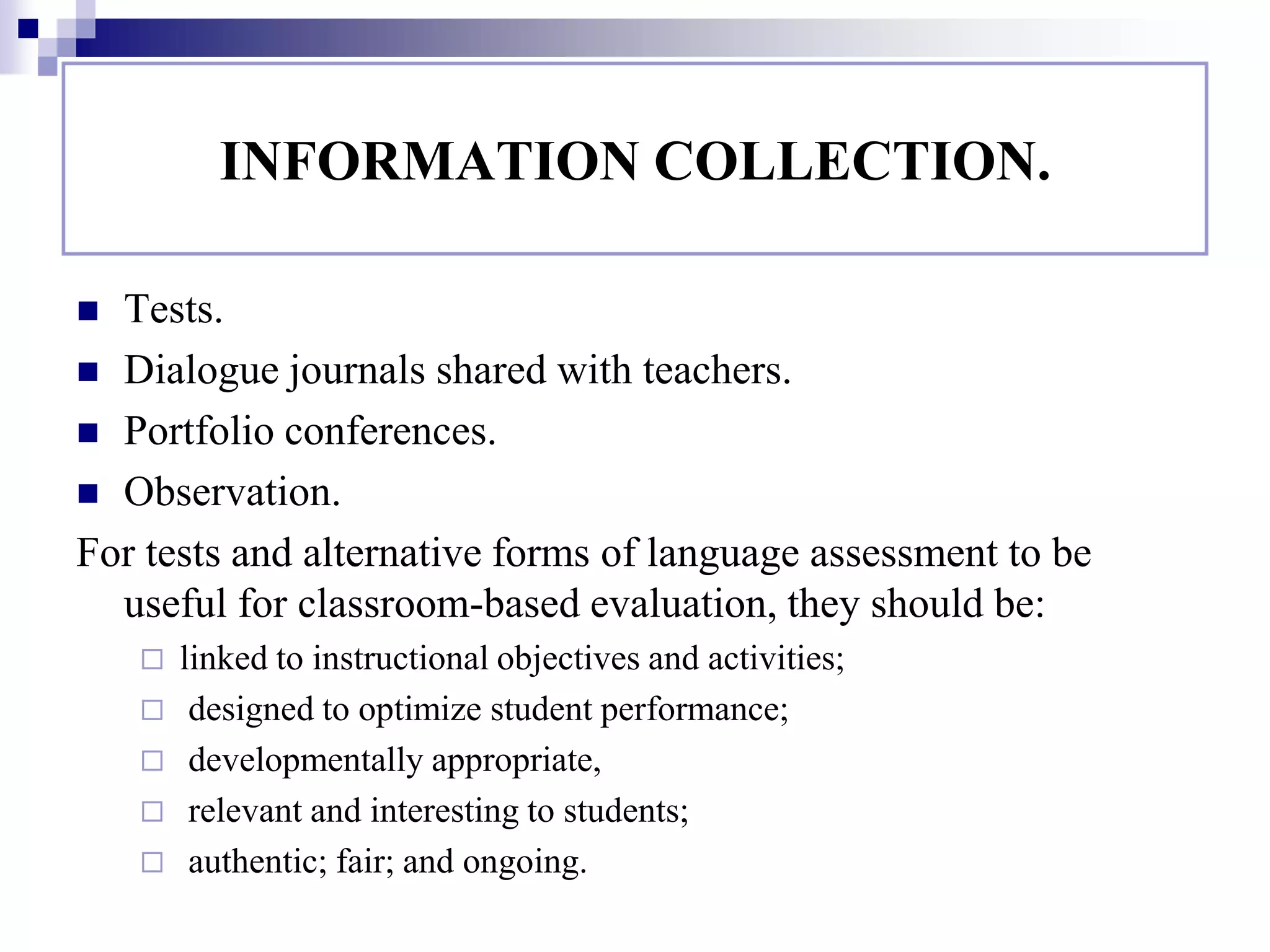 TESOL evaluation | PPTX