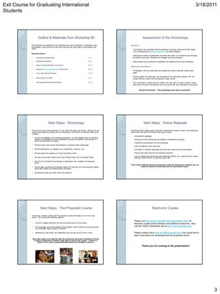 TESOL 2011: Jean Richie PPT Handout | PDF