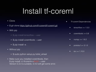 Tensor Flow to CoreML model | PPT