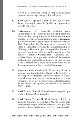 Tesoro de-nombres-quechuas | PDF