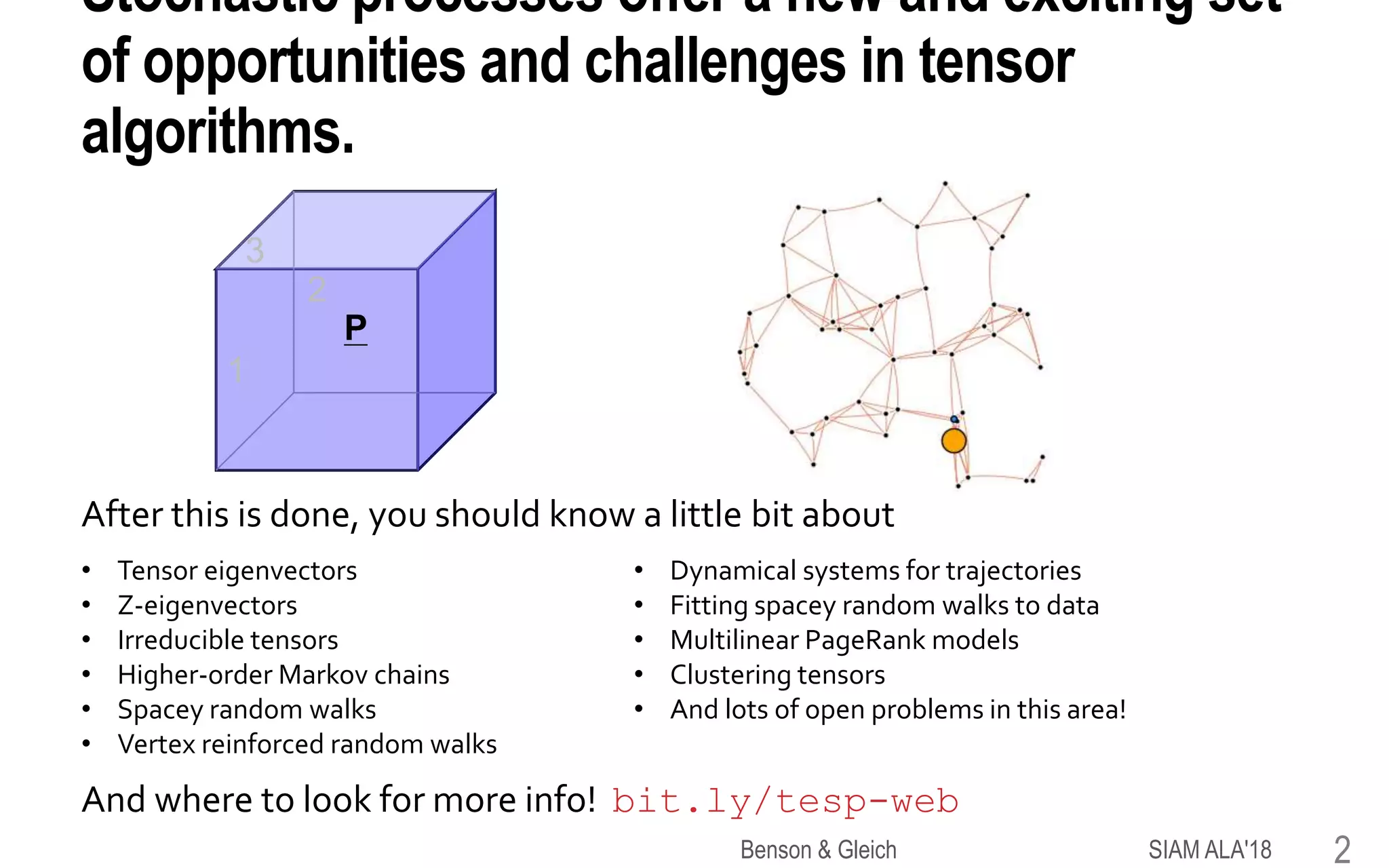 Tensor Eigenvectors and Stochastic Processes | PPT