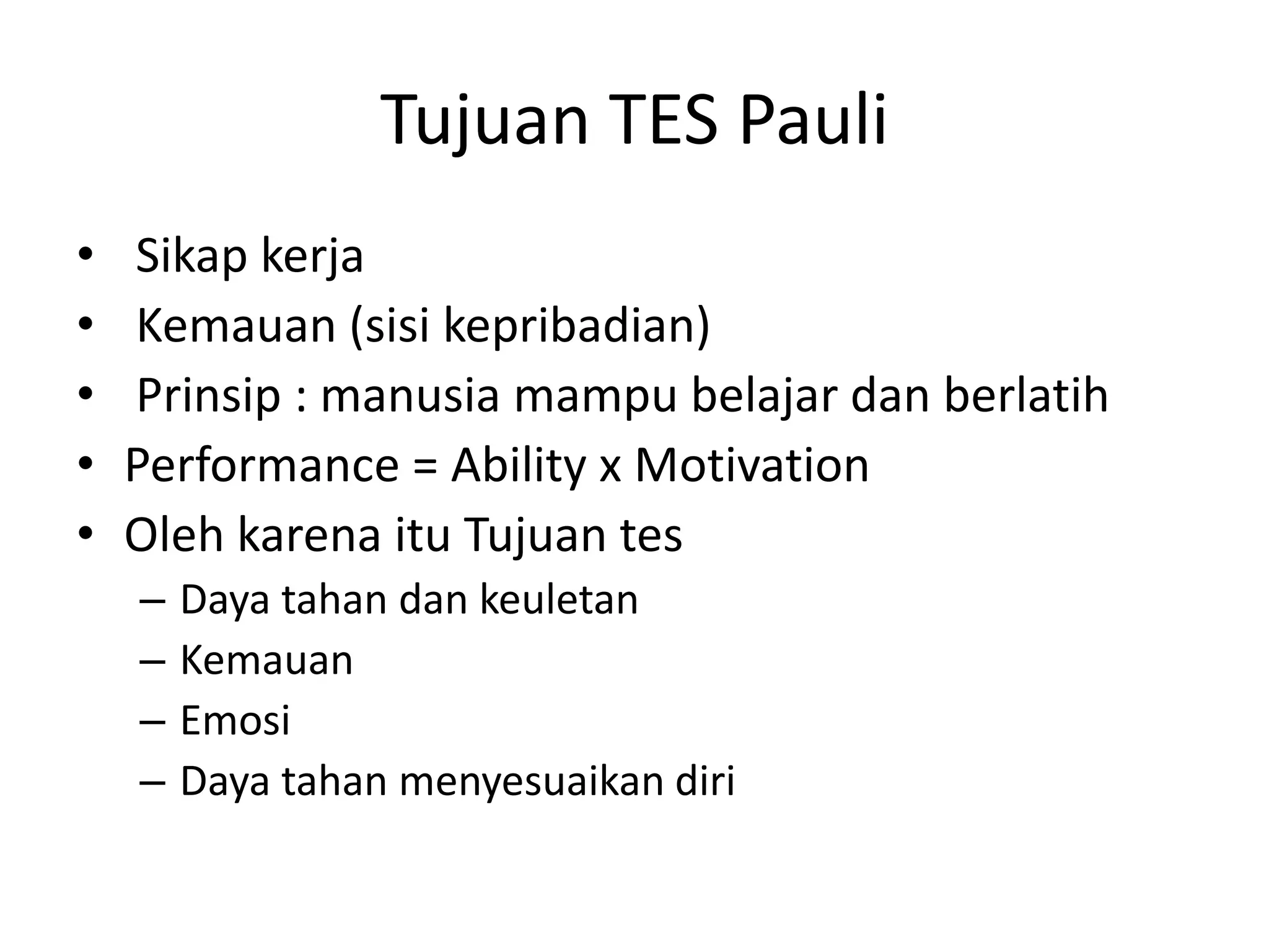 TES PAULI | PPTX