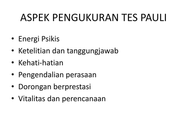 TES PAULI | PPTX