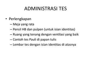 TES PAULI | PPTX