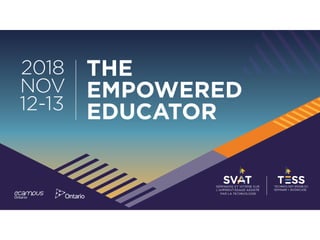 The anatomy of the empowered educator: pathways for institutional ...