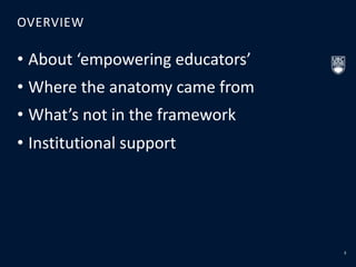 The anatomy of the empowered educator: pathways for institutional ...
