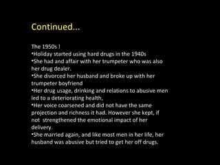 Strange fruit and billie holiday | PPT