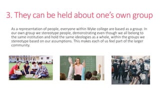 Tessa perkins stereotype theory | PPTX