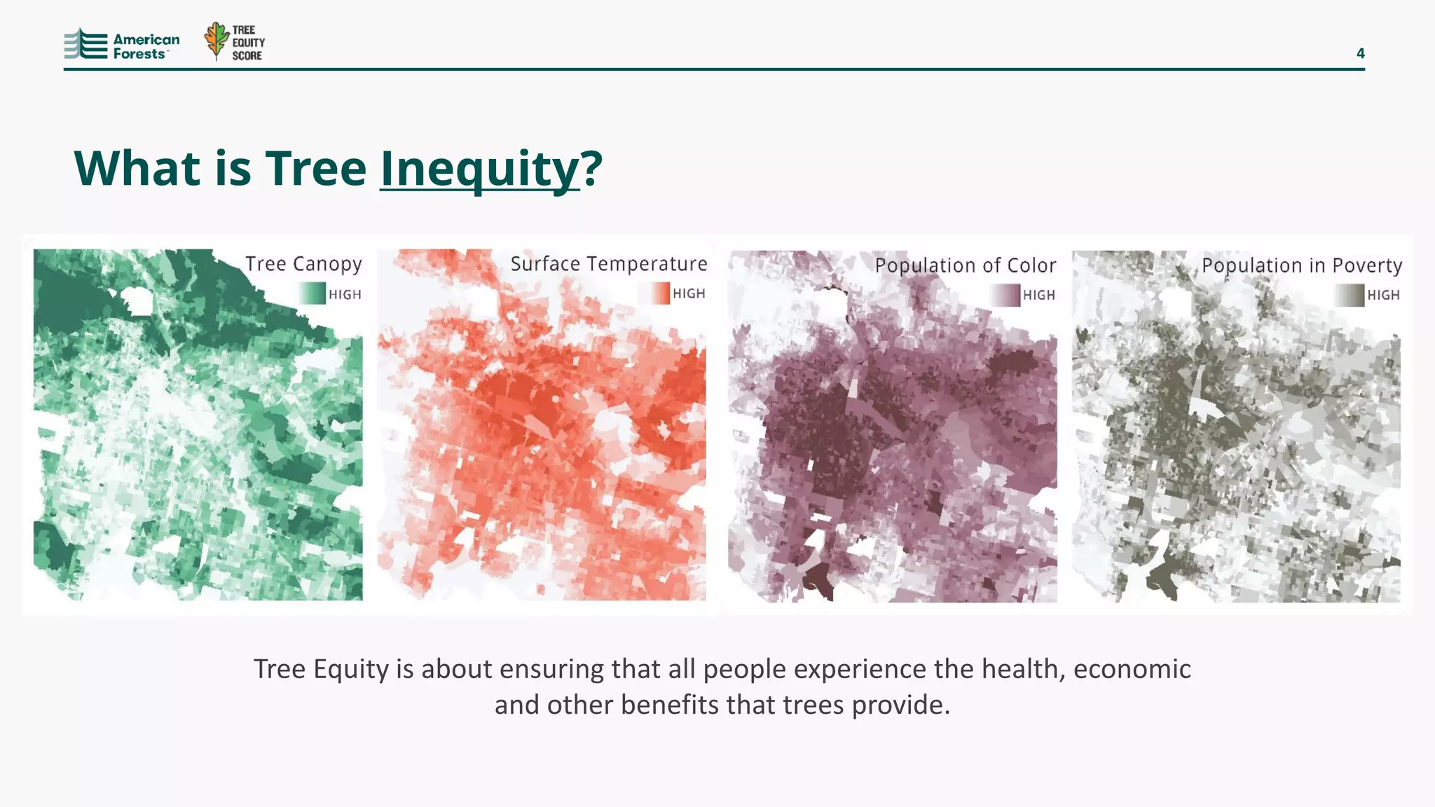 Tree Equity Score: Catalyzing Urban Tree Action | PPT