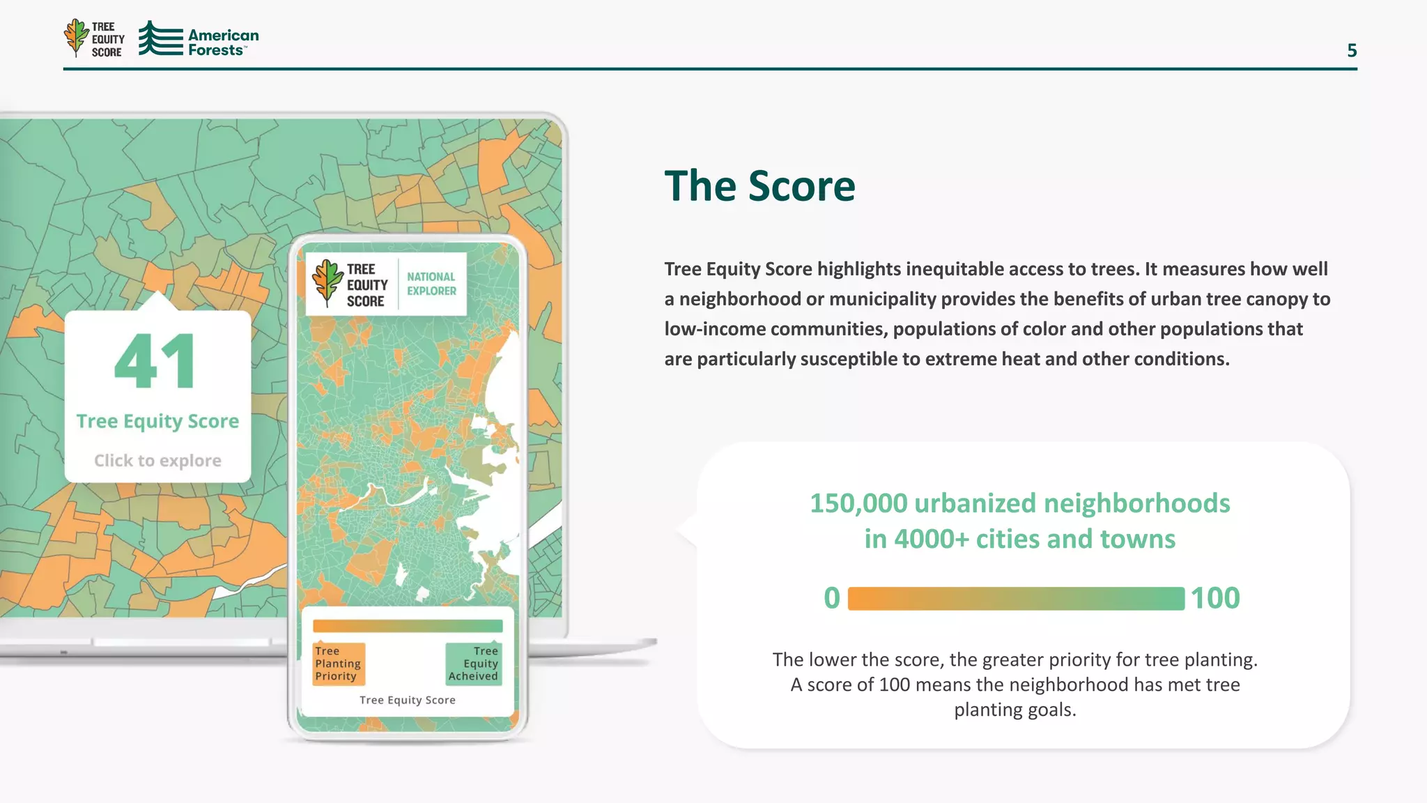 Tree Equity Score: Catalyzing Urban Tree Action | PDF