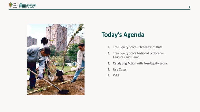 Tree Equity Score: Catalyzing Urban Tree Action | PPT