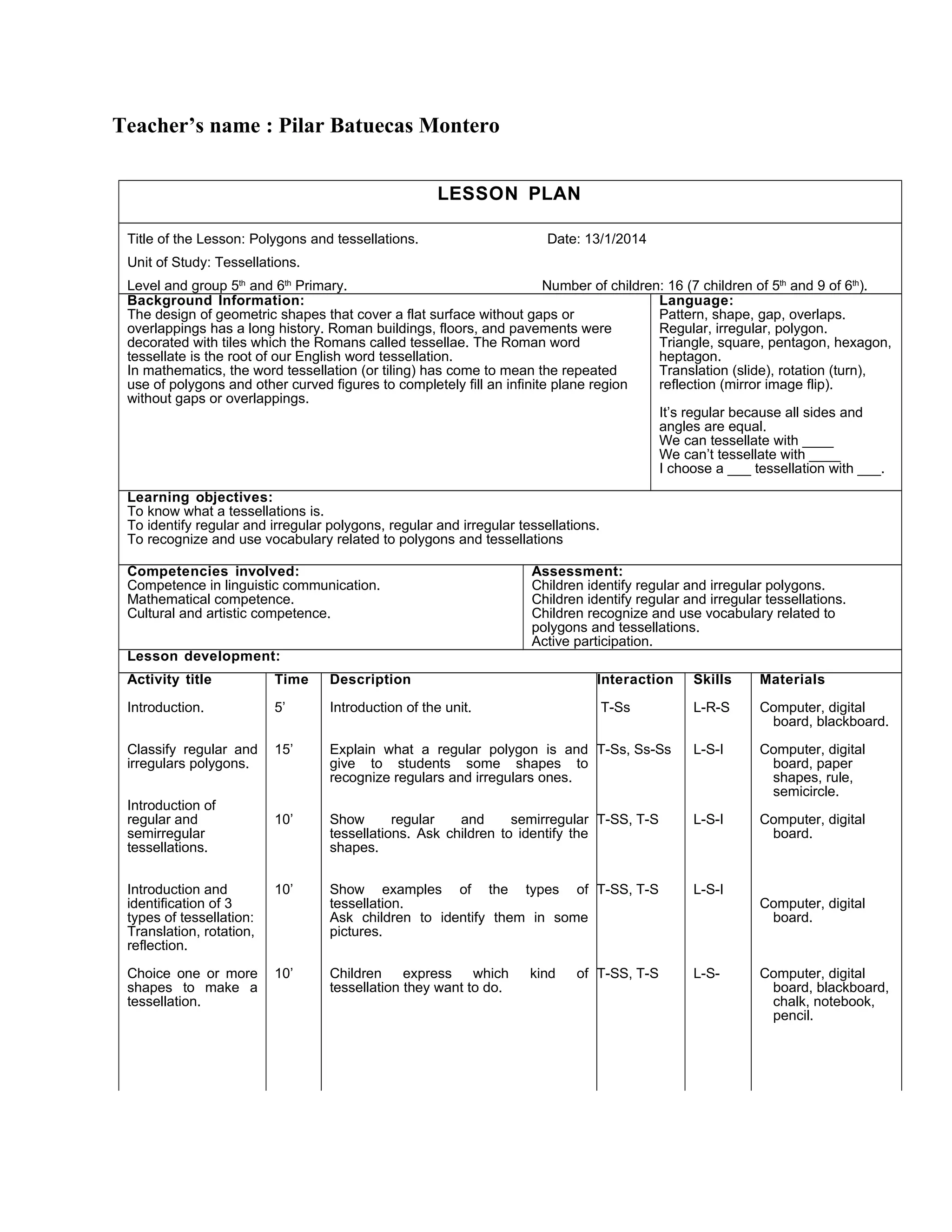 Tessellationproject | DOC