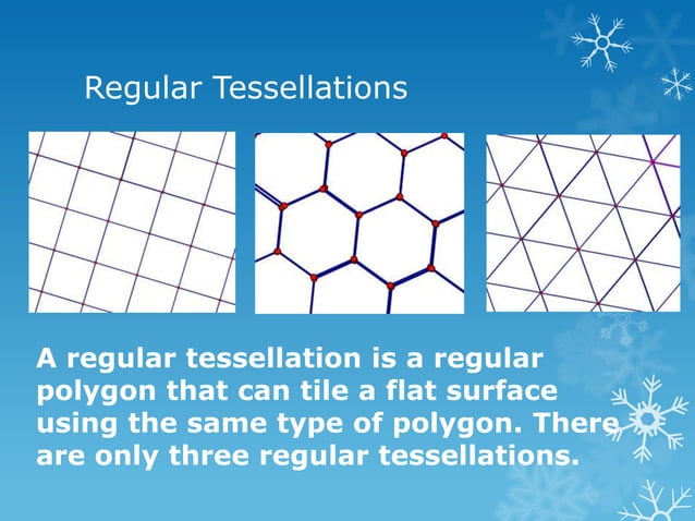 Tessellations | PPTX | 3-D Graphics | Computer Software and Applications