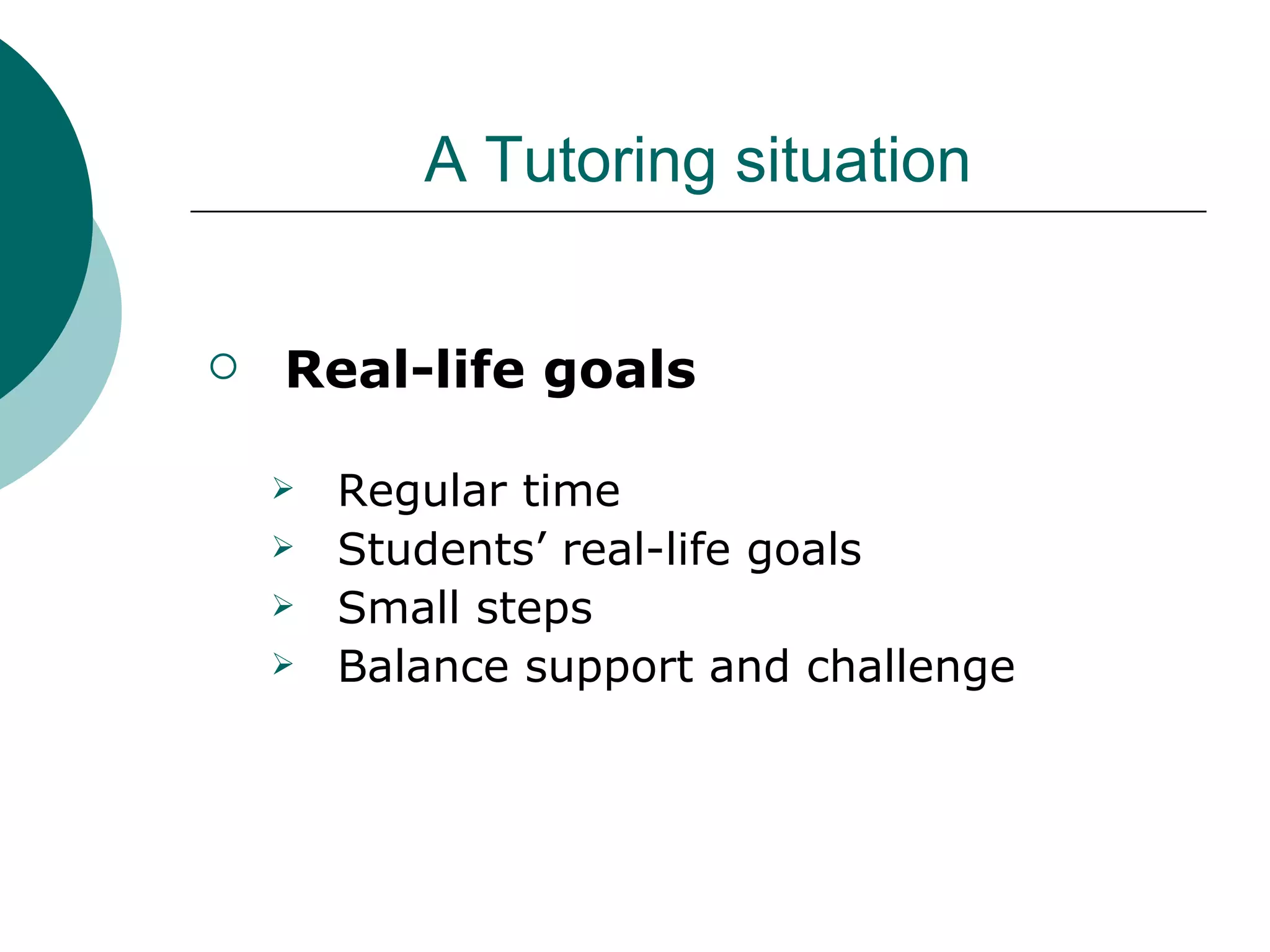 Tutoring | PPT