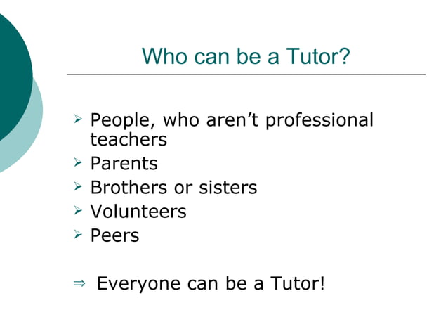 Tutoring | PPT | Educational Assessment | Education