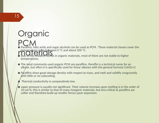 TES slides for thermal phase chage material based systems | PPT
