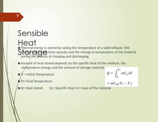 TES slides for thermal phase chage material based systems | PPT