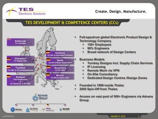 TES Electronic Solutions System on Silicon and Design Capabilities | PDF