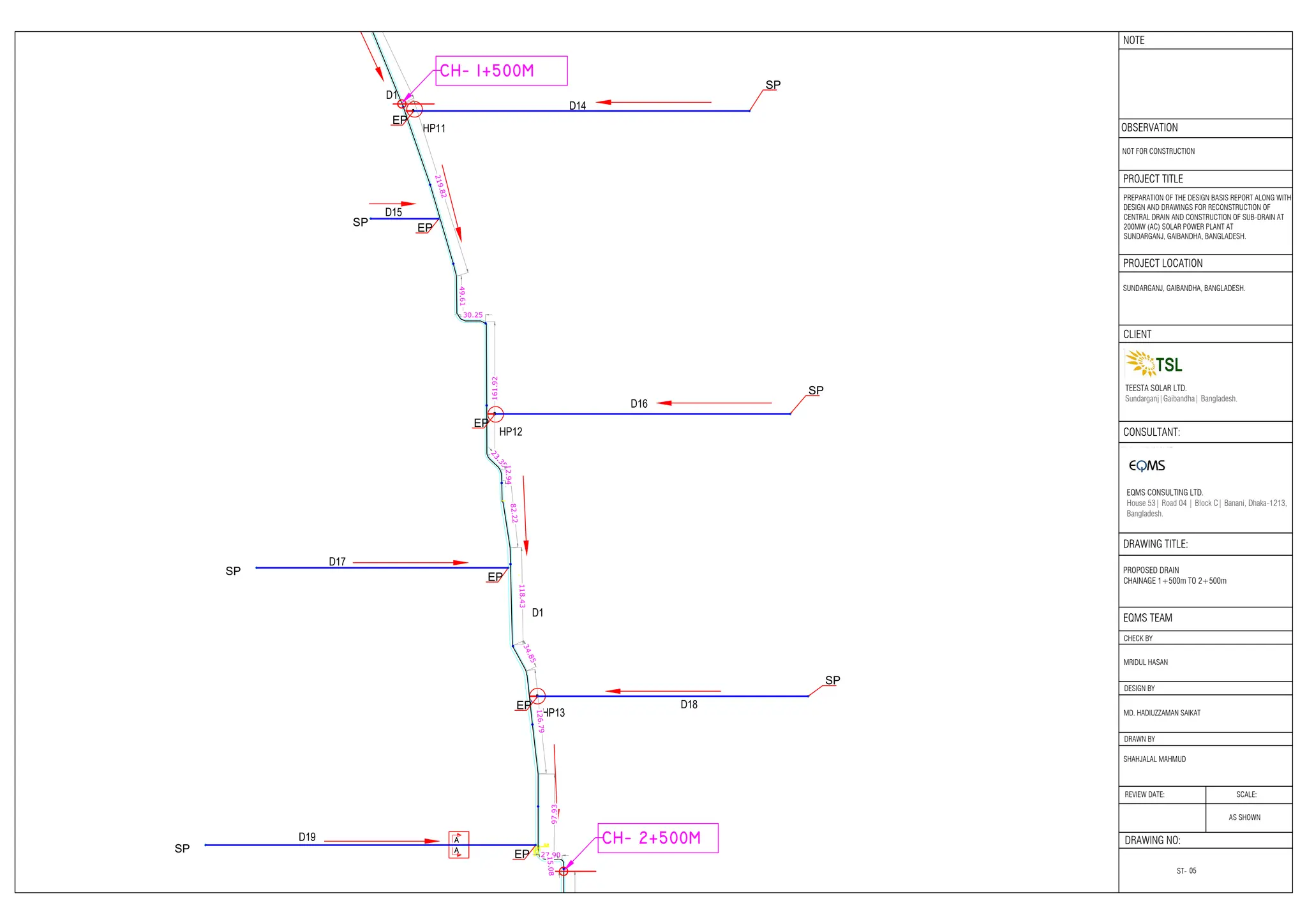 Structural design of Drain with drainage capacity | PDF