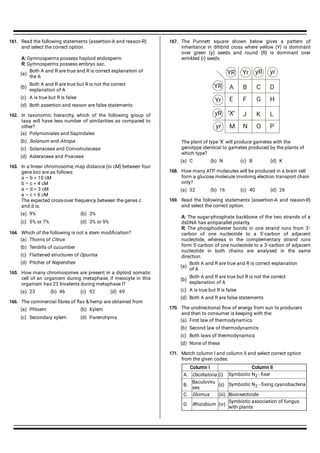 Neet full syllabus test paper physics chemistry biology | PDF