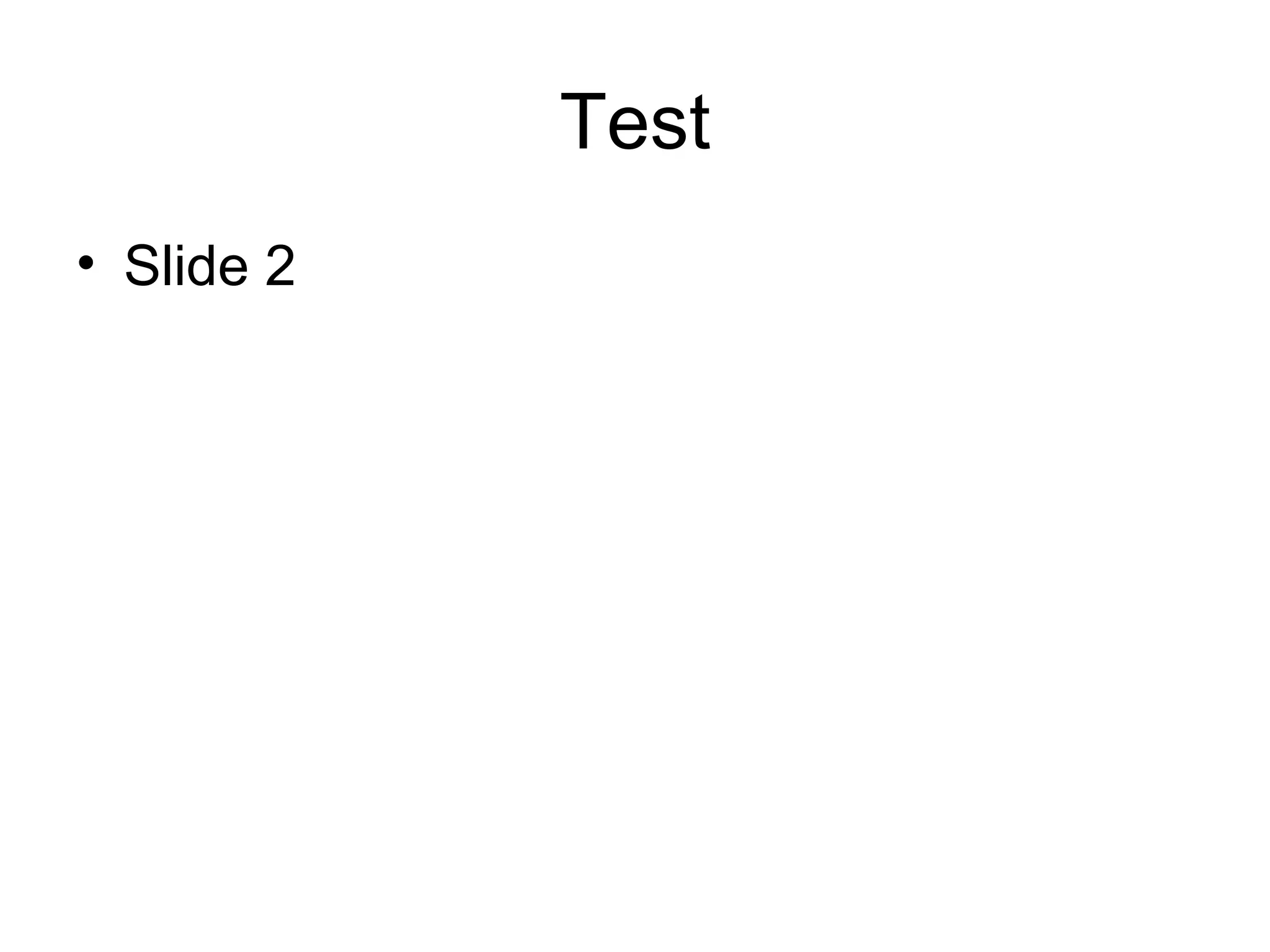 Test | PPT