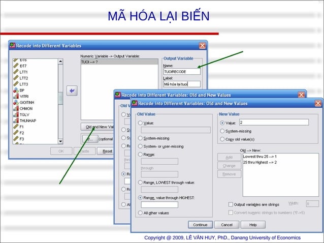 Basic SPSS tutorial in Vietnamese | DOC