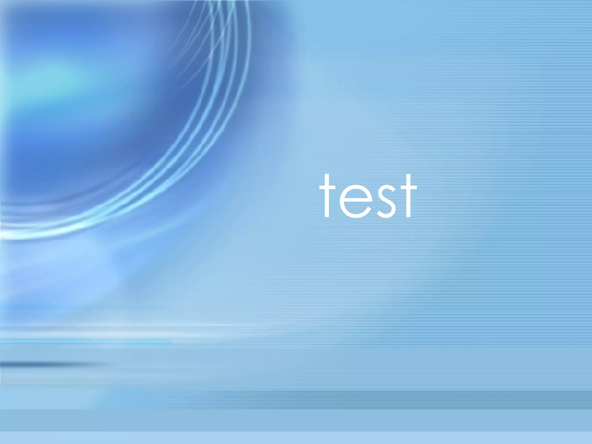 Test | PPT