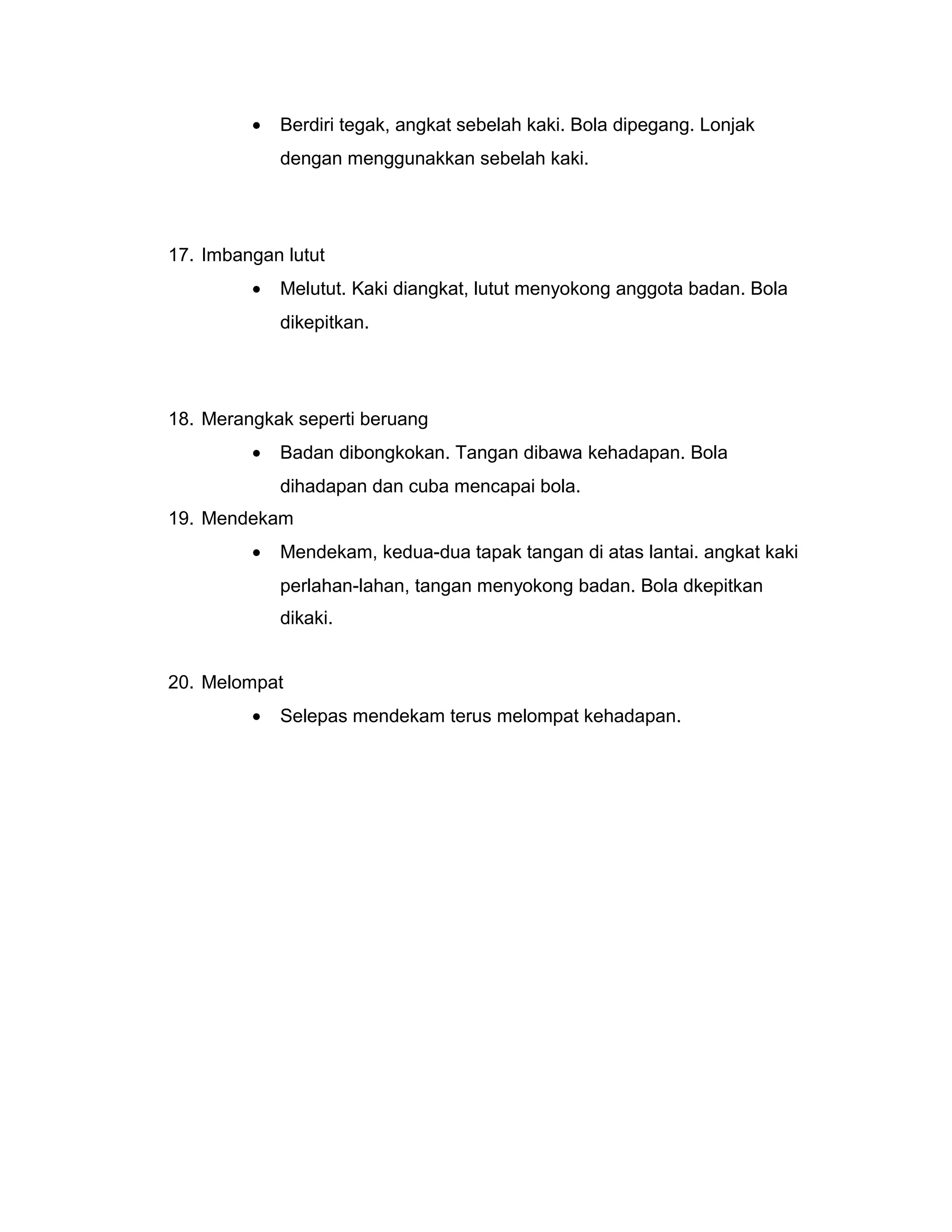 PERGERAKAN ASAS ( LOKOMOTOR, BUKAN LOKOMOTOR DAN MANIPULASI ALATAN | DOC