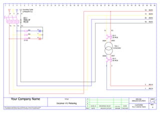 MCC PANEL WIRING, GA and BOM Sample | PDF