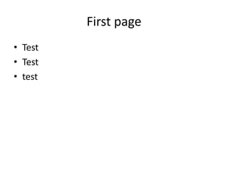 Test | PPTX