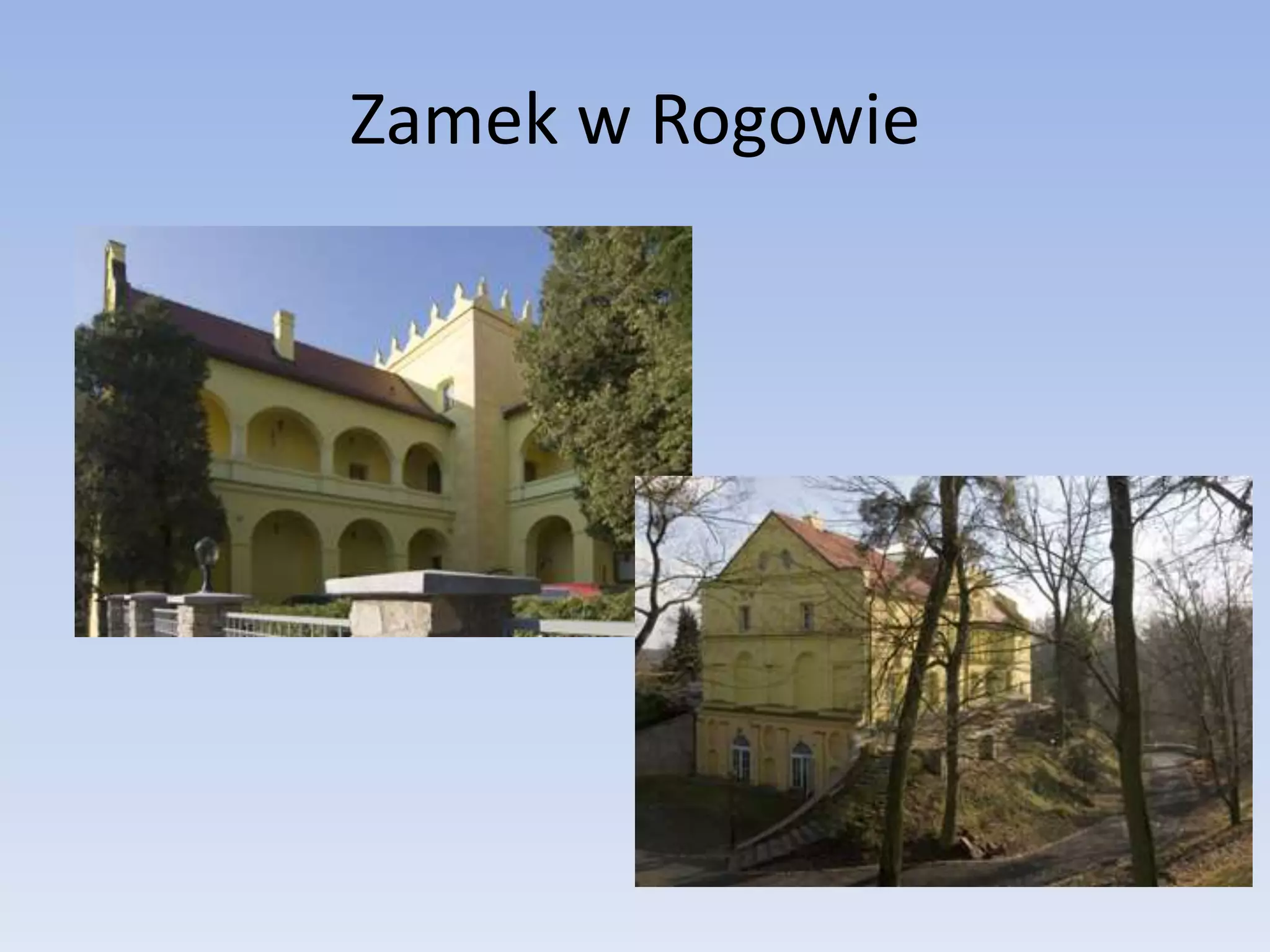 Zamek w Rogowie | PPT