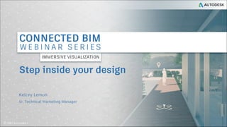 Connected BIM Webinar Series - Immersive Visualization | PPT