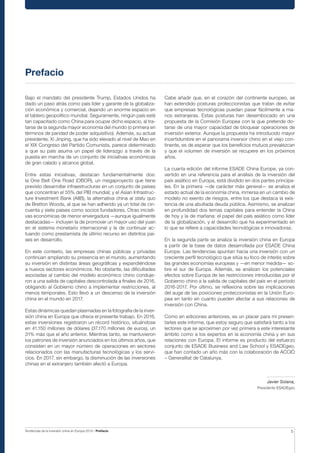 Tendencias de la inversión china en Europa (2017 - 2018) | PDF