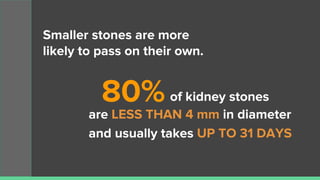 How to Manage the Pain of Kidney Stones | PDF