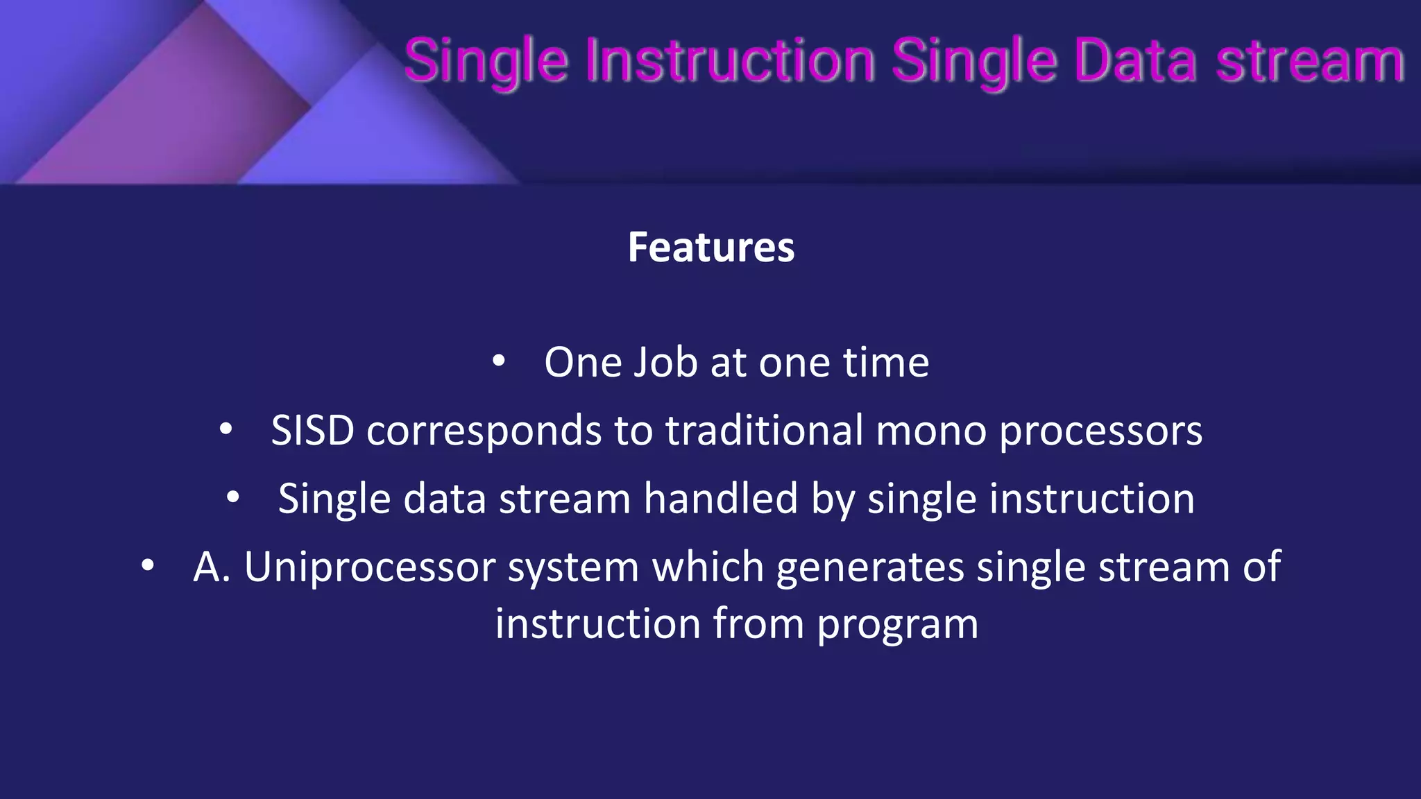 Flynn's Classification parallel processing | PPT