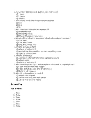 CHRISTIAN LIVING TEST SAMPLE GRADE 2 LEVEL | DOCX