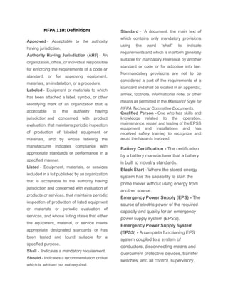 electrical standards and practices definitions | PDF
