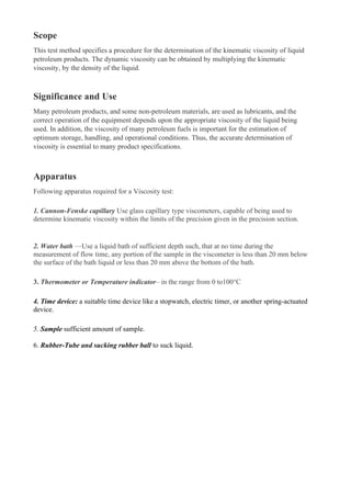 Test 6 viscosity | PDF