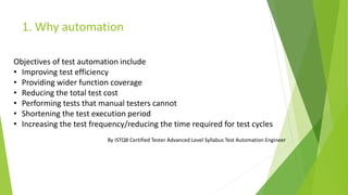 basic of Test automation installation | PPTX