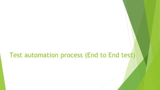 Test automation lesson | PPTX