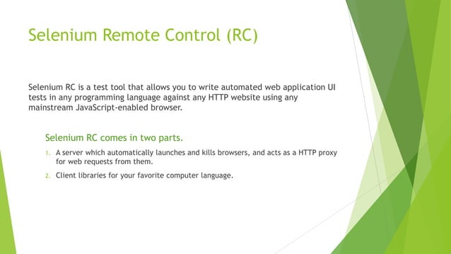 Test Automation And Selenium Ppt