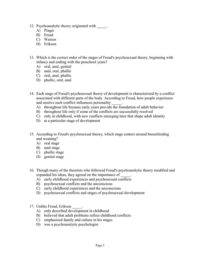 Test Bank for Developing Person Through Childhood and Adolescence 10th ...