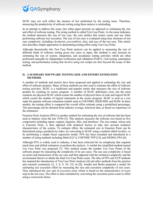 Test case-point-analysis (whitepaper) | PDF