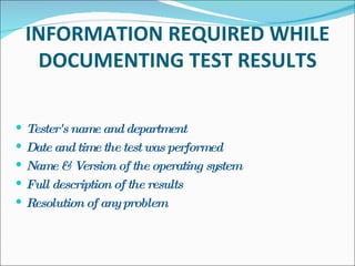 Test Cases Maintaining & Documenting | PPT | Free Download