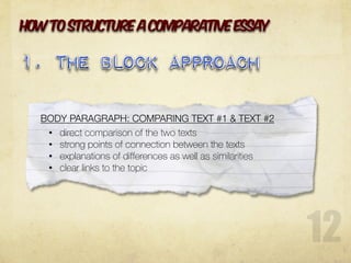 Test comparative essay copy | PDF
