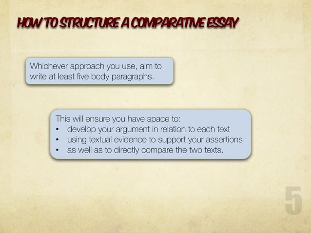 Test comparative essay copy | PDF