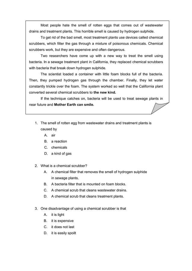 Test - Comprehension | PDF