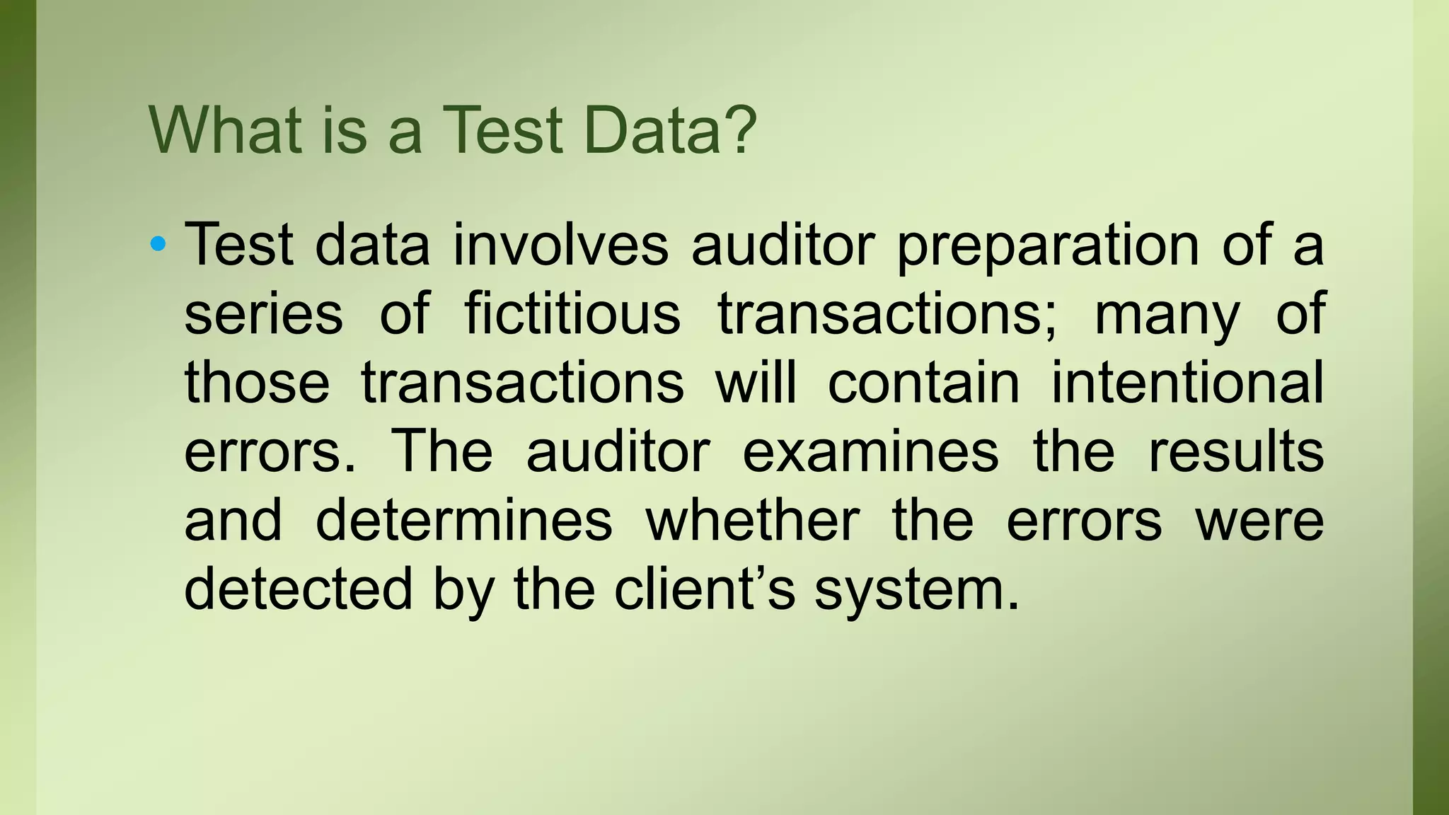 Test Data Approach | PPTX